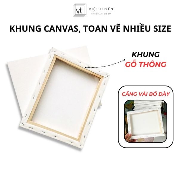KHUNG CANVAS NHIỀU KÍCH THƯỚC – Khung Tranh Việt Tuyến