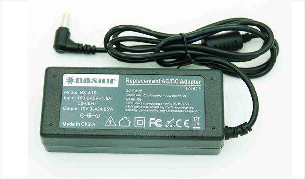 Sạc laptop NASUN For ACER 19V-3.42A (65W) Model NS-419 – THÀNH ĐỨC COMPUTER