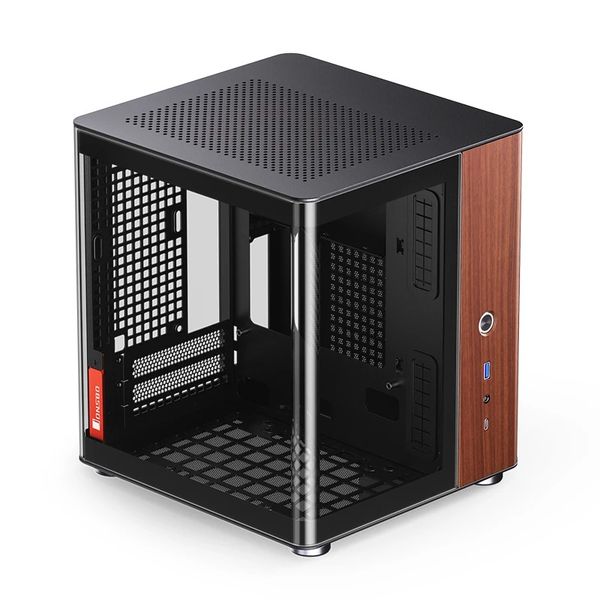 Vỏ Case Jonsbo Mini ITX TK-0 Black Wood – tandatphat