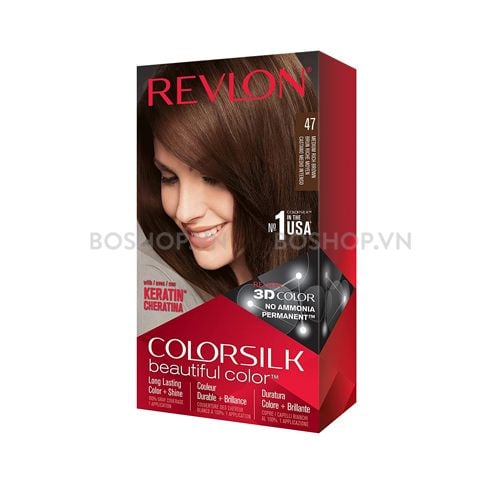 Thuốc Nhuộm Tóc Revlon Colorsilk Beautiful Color No.47 – Boshop Cosmetics
