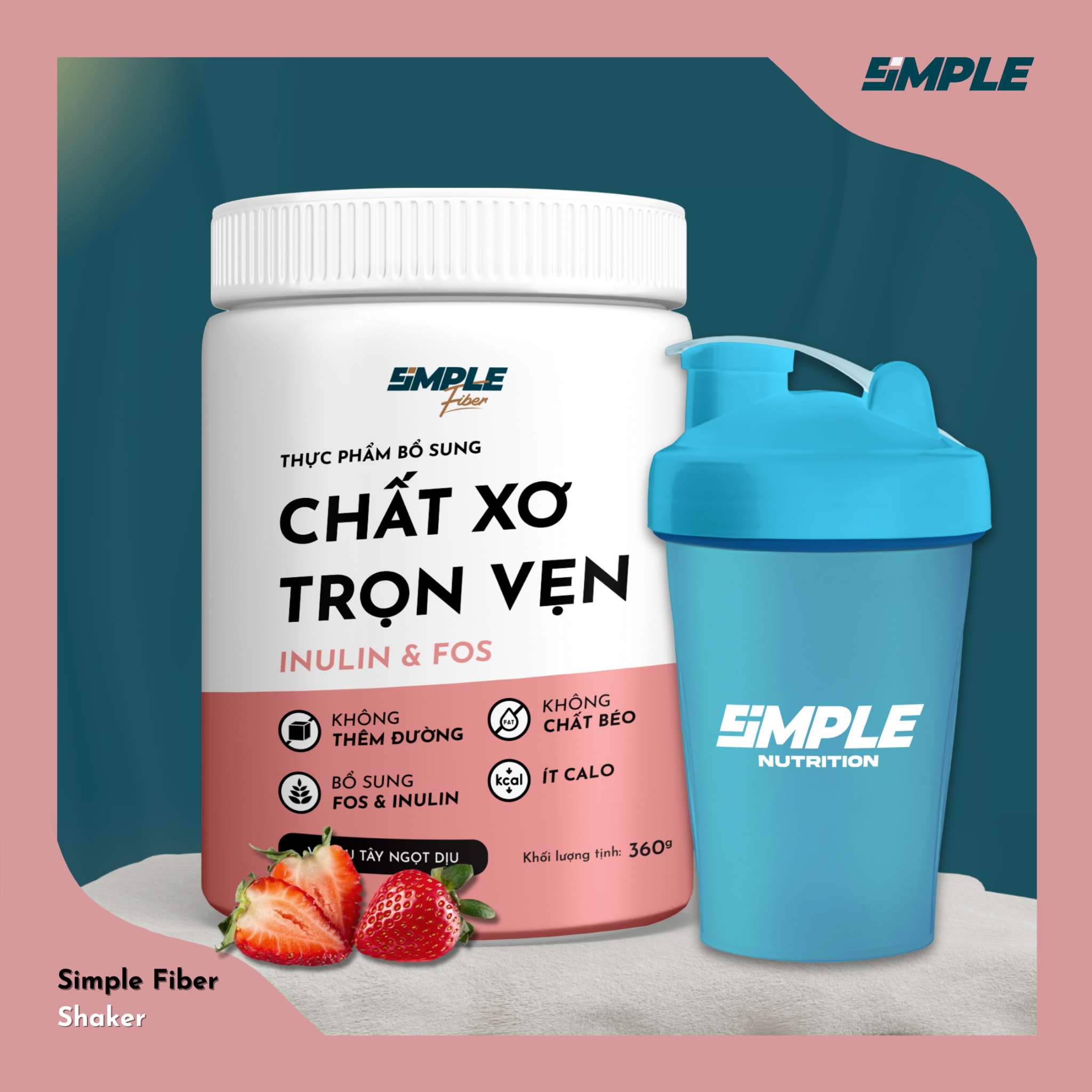 Simple Fiber: Chất Xơ Trọn Vẹn - 360g – Simple Nutrition Vietnam