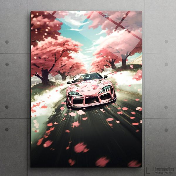 Tranh Xe TOYOTA SUPRA SAKURA - Lumeta