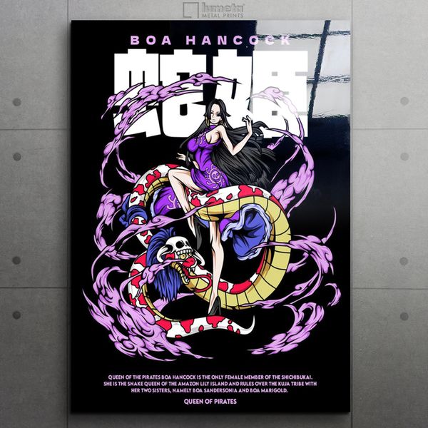 Tranh Anime Sup Boa Hancock Power Lumeta - Tranh Kim Loại