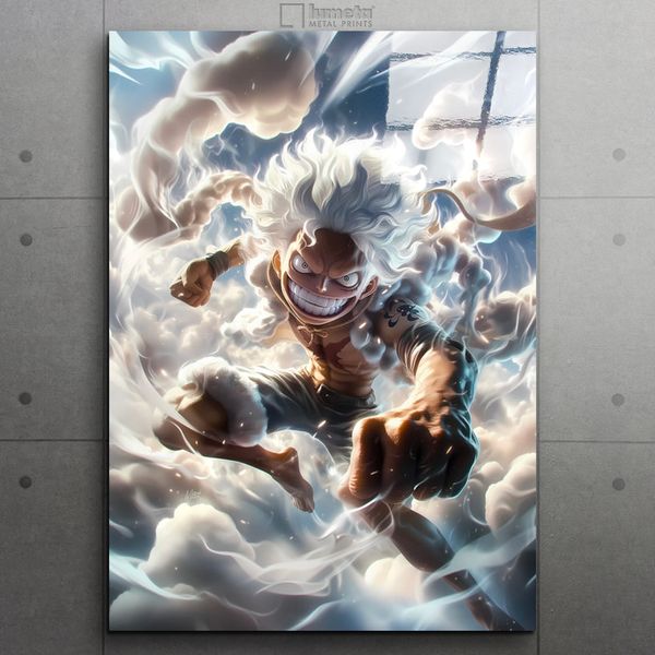 Tranh Anime Sup Monkey D.Luffy Gear 5 Poster 03 - Lumeta