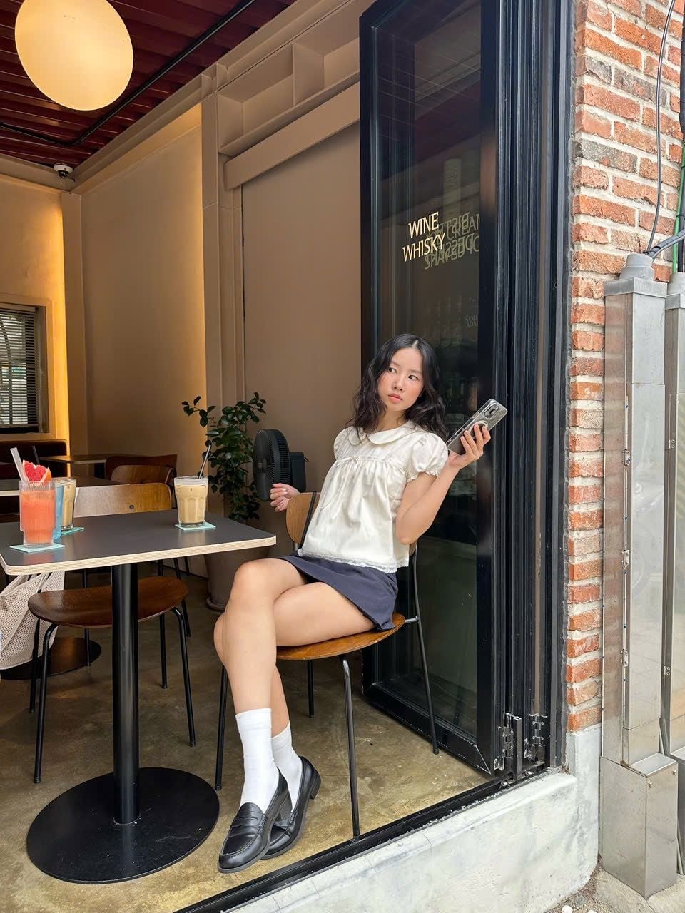 MINA CREAM TOP – DAWN