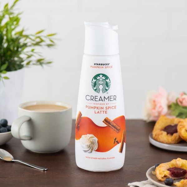 KEM SỮA LỎNG Starbucks PUMPKIN SPICE LATTE Coffee Creamer, 828ml ...