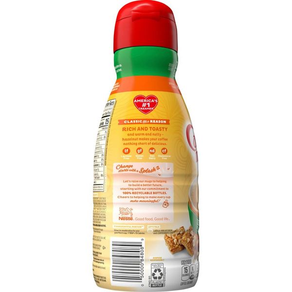 KEM SỮA HAZELNUT KHÔNG ĐƯỜNG - ÍT CALO Nestle Coffee Mate Liquid Coffe ...
