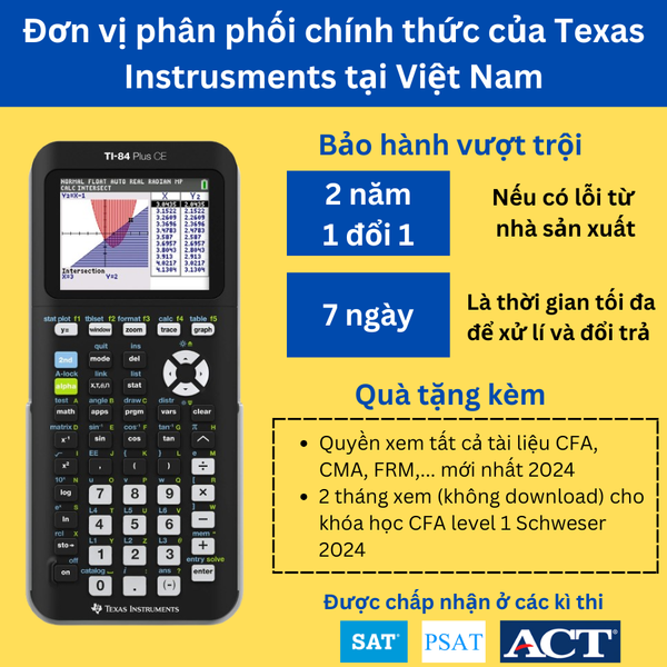 [ Phân phối chính hãng] Texas Instruments TI-84 Plus CE - Máy tính Kho ...