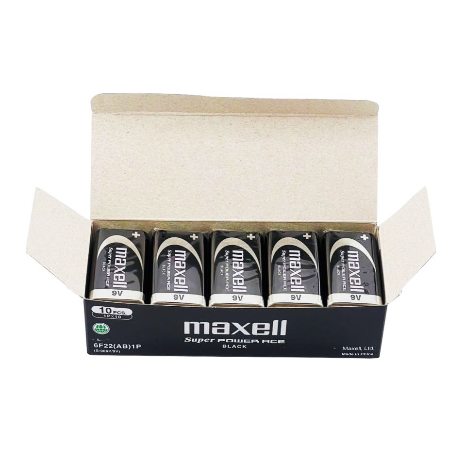 Pin 9V Maxell Super 6F22 Vỉ 1 Viên Chính Hãng – THÁI THÀNH