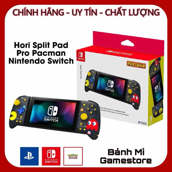 Tay cầm chơi game Hori Split Pad Pro Compact Pac-Man cho Nintendo Swit ...