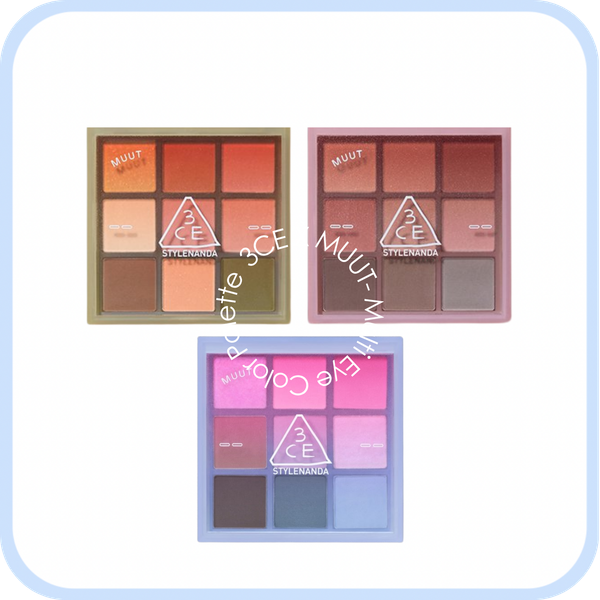 [3CE X MUUT] MULTI EYE COLOR PALETTE - BẢNG MÀU MẮT 3CE PHIÊN BẢN GIỚI ...