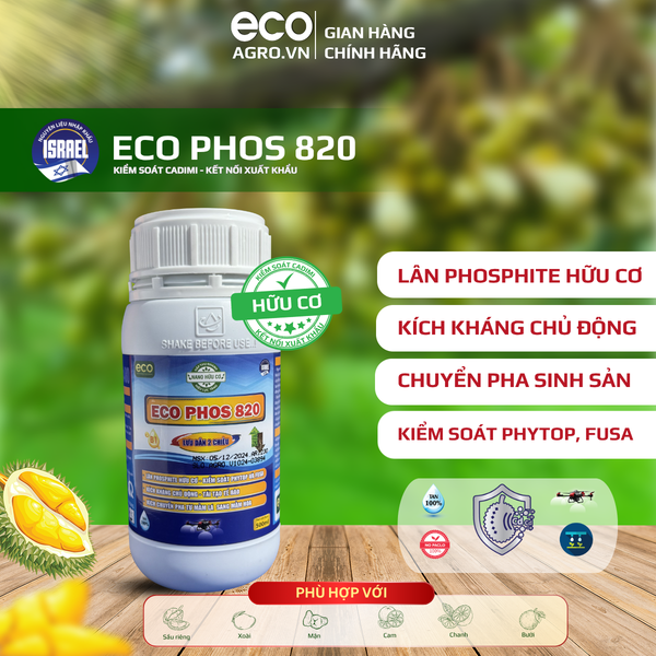 Lân Phosphite Hữu Cơ ECO PHOS 820 Kích Kháng Chủ Động, Chuyển Pha Sinh ...