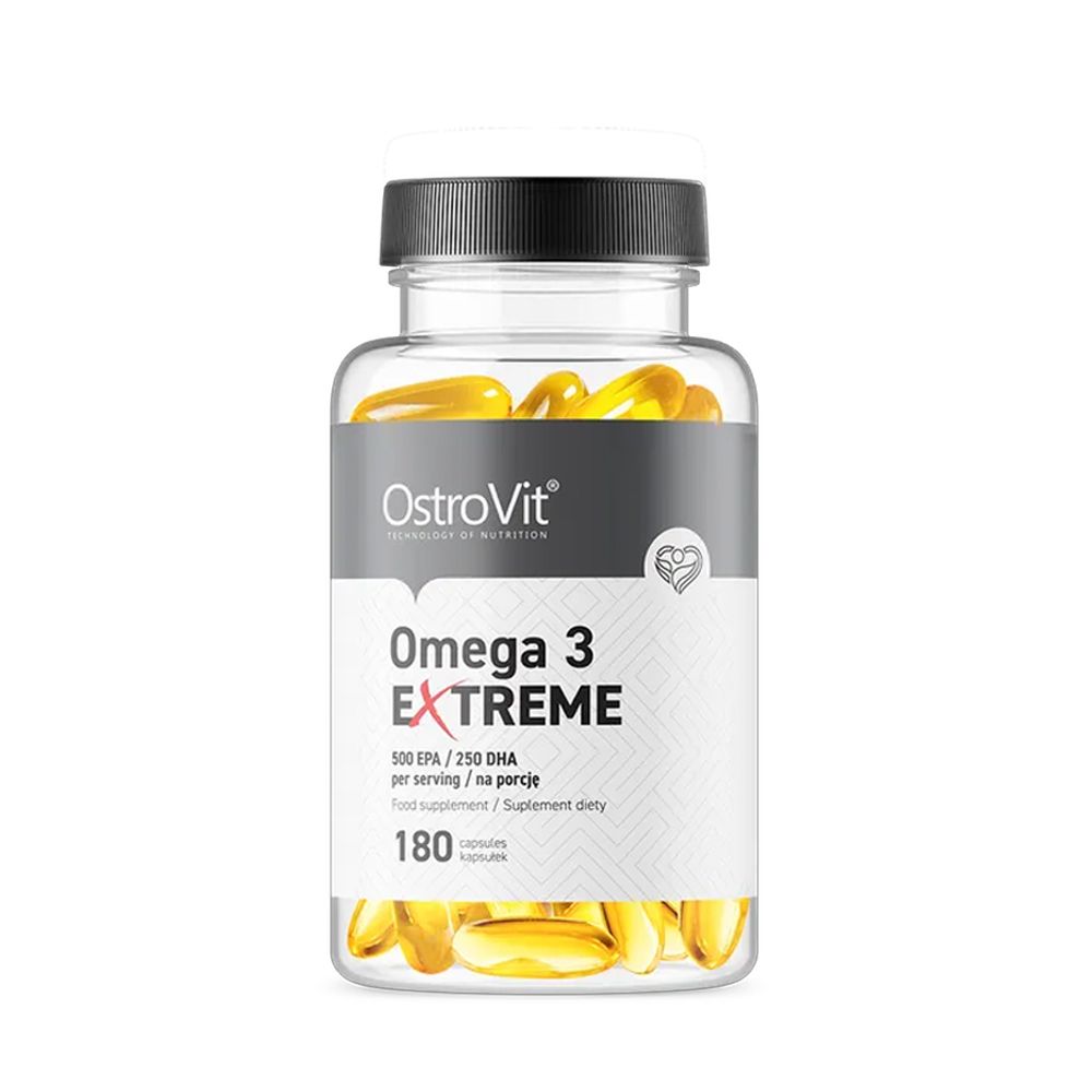 Ostrovit Omega 3 Extreme 180 Viên - EPA/DHA Hàm Lượng Cao