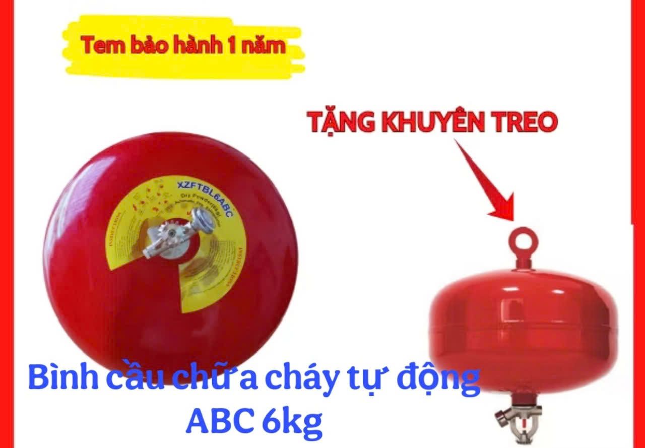 Bình cầu chữa cháy tự động ABC 6kg – Thiết bị PCCC Trọng Tín