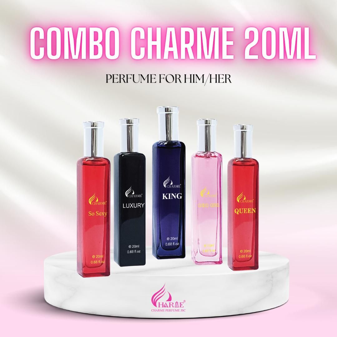 Bộ sản phẩm nước hoa Charme 20ml - CÔNG TY CỔ PHẦN CHARME PERFUME