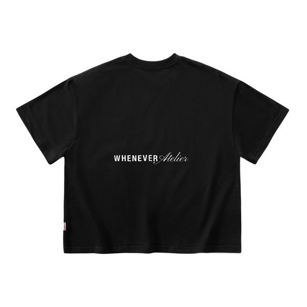 “WHENEVER" BASIC T-SHIRT / BLACK – CÔNG TY CỔ PHẦN WHENEVER ATELIER